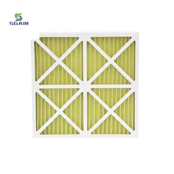 Quality Customized Pleated HVAC Air Filters For AC Furnace Filter Replacement for sale