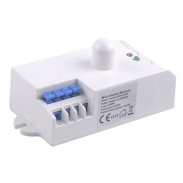 Quality AC 110V 220V Motion Sensor Switch Ultrasonic Microwave Radar Detector 5.8GHz for sale