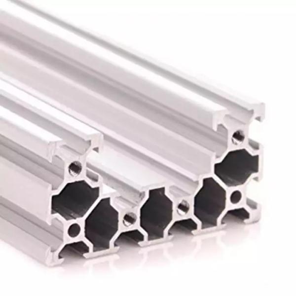 Quality 6061-T6 Industrial Aluminum Extrusion Profile T Slot Sandblating for sale