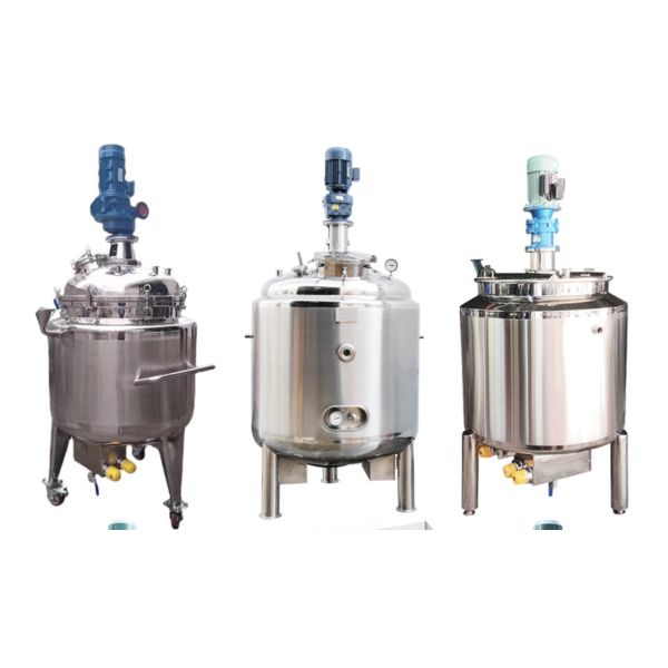 Quality Stainless Steel Liquid Blending Jacketed Mixing Tank Electric Heating for sale