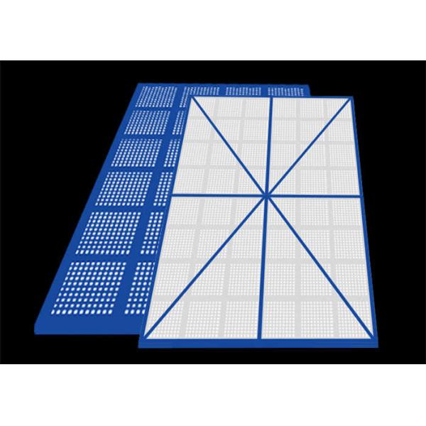 Quality Blue 6mm Mesh Construction Safety Screens High Rise Safety Systems for sale