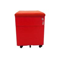 Quality Side Open 0.7mm Steel Mobile Pedestal With Cushion for sale