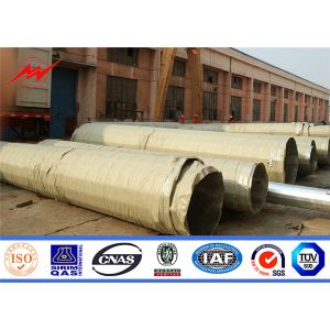 Quality 20m 24kn Philippines Steel Electric Pole Hot Dip Galvanized for sale