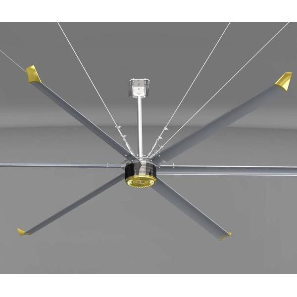 Quality Large Aluminum Blade High Volume Low Speed PMSM Fan for sale