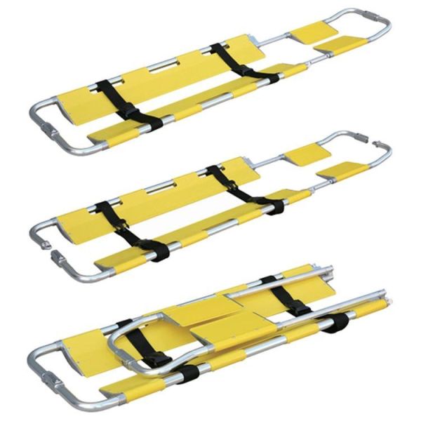 Quality Medical Emergency Stretcher 350LB Load Capacity medical stretcher Aluminum Adjustable Scoop stretcher for sale