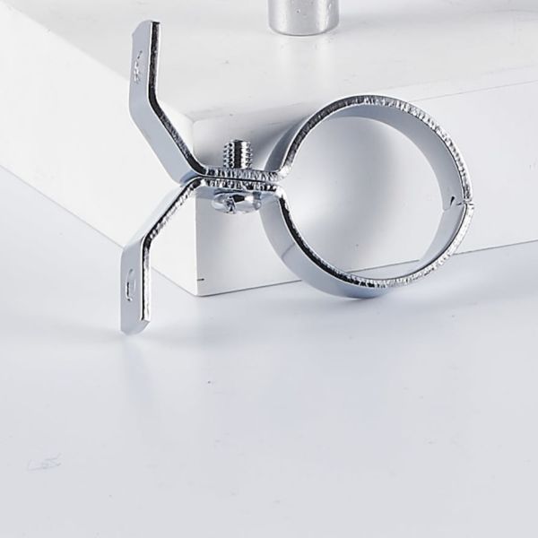 Quality Industrial Bracket Pipe Clamp Repair For Securing Pipes Water Throwing Chrome Plated Finish for sale