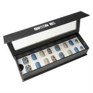 Quality Custom Logo Luxury Empty False Nail Gift Box for Press On Nails Packaging for sale