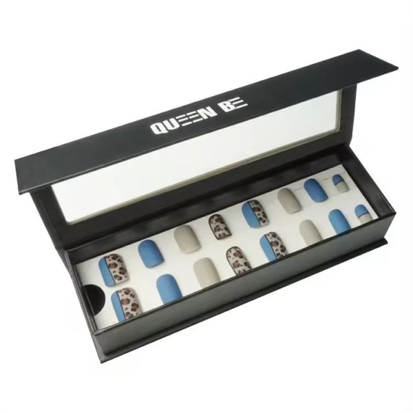 Quality Custom Logo Luxury Empty False Nail Gift Box for Press On Nails Packaging for sale