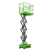 Quality Explosion Proof 3m Manual Push Mobile Scissor Lift In Blue Color Easy Operation for sale