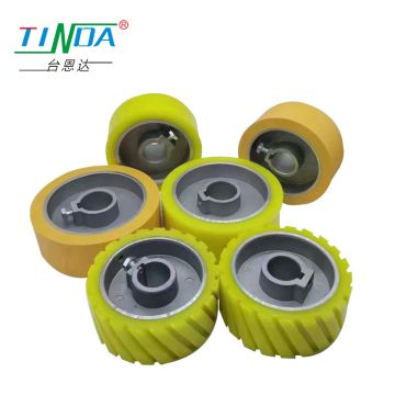 Quality Customization Rubber Roller Wheel Smooth Surface Rubber Guide Wheels for sale