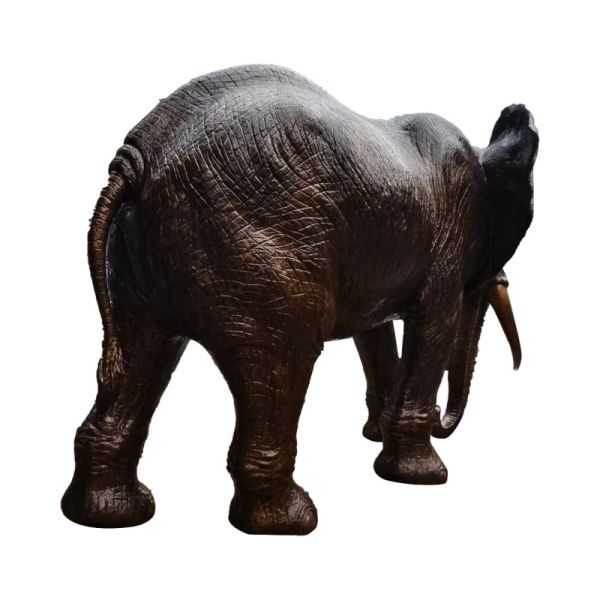 Quality Lifelike Bronze Elephant Sculpture Adaptable For Various Outdoor Spaces for sale