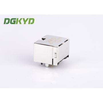 Quality Metal Shielded Female Rj45 Ethernet Jack Connector Without Transformer , 11.5mm for sale