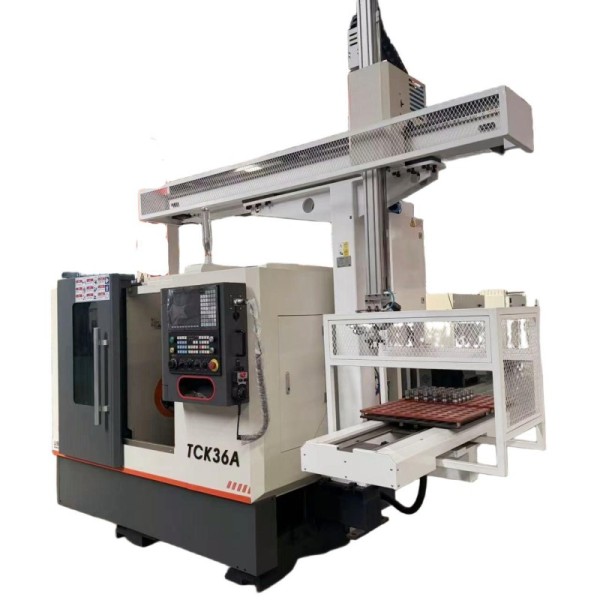 Quality Automated CNC Lathe Production Line TCK36A: 0.005mm Repeatability for Uninterrupted Small Parts Processing for sale