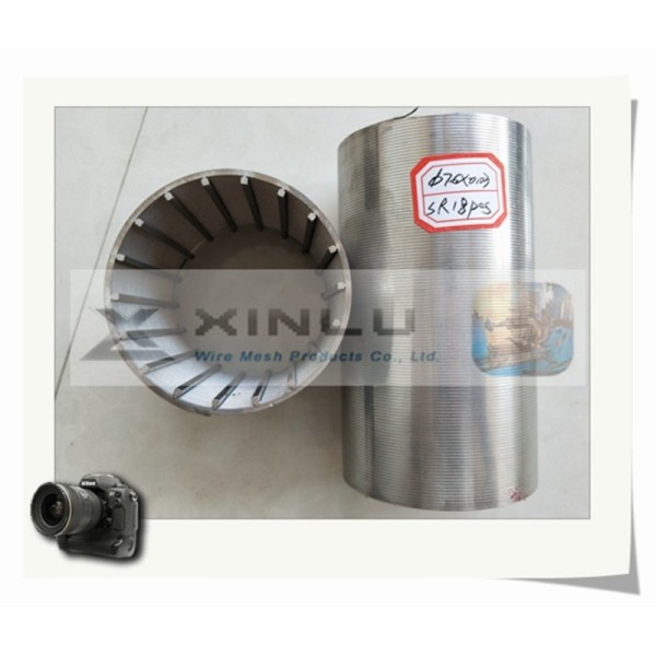 Quality Q25 Q35 Profile Wire Screen AISI 316 No Angle No Burrs Wire Wrapped Screen for sale