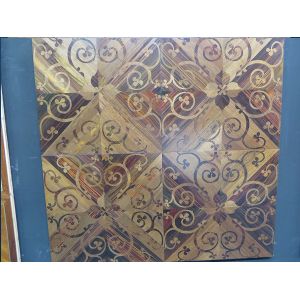 Quality Artistic Versailles Panels Flooring Wooden Parquetry Tiles Flooring Custom for sale