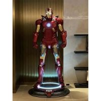 Quality Iron Man Sculpture Customization Item Custom Super Hero Fiberglass Marvel Figure for sale