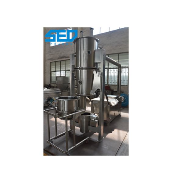 Quality 10 KG/Batch Capacity Fluid Bed Dryer Machine Wet Granules And Powder Materials Usage for sale