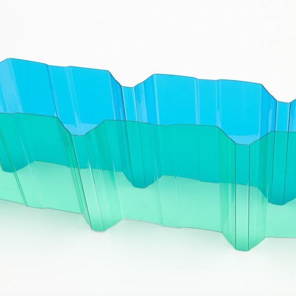 Quality Poly Roof Corrugated Polycarbonate Sheet Ribbed Clear Profile Roofing Sheets for sale
