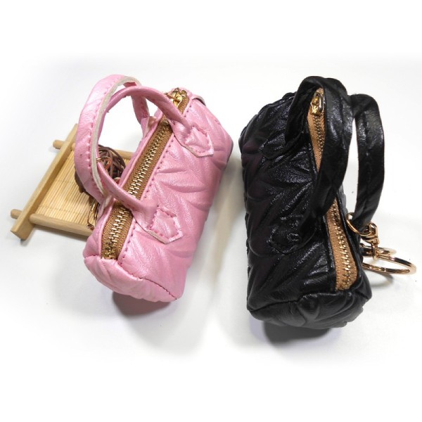 Quality Cute Handmade Polyester Backpack Keychain With Brass Plating for sale