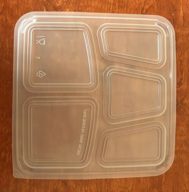 Quality PP food boxes, 5-grid PP disposable food boxes, 5-grid PP food boxes, 5-grid for sale