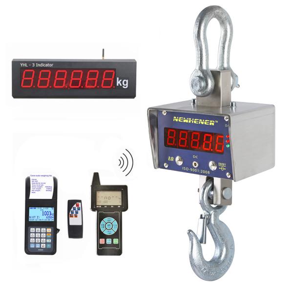 Quality Stainless Steel Hanging Crane Scale 300kg 500kg A12e Indicator for sale