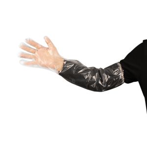 Quality Veterinary Equipment 60cm Long Arm Length Plastic Gloves Single Use for sale
