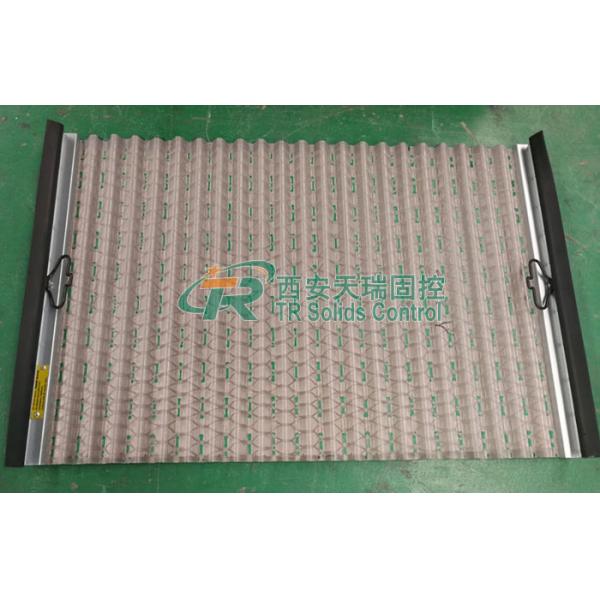 Quality High Strength Oil Vibrating Sieving Mesh 2 / 3 Layers Dimension 1165 X 585mm for sale
