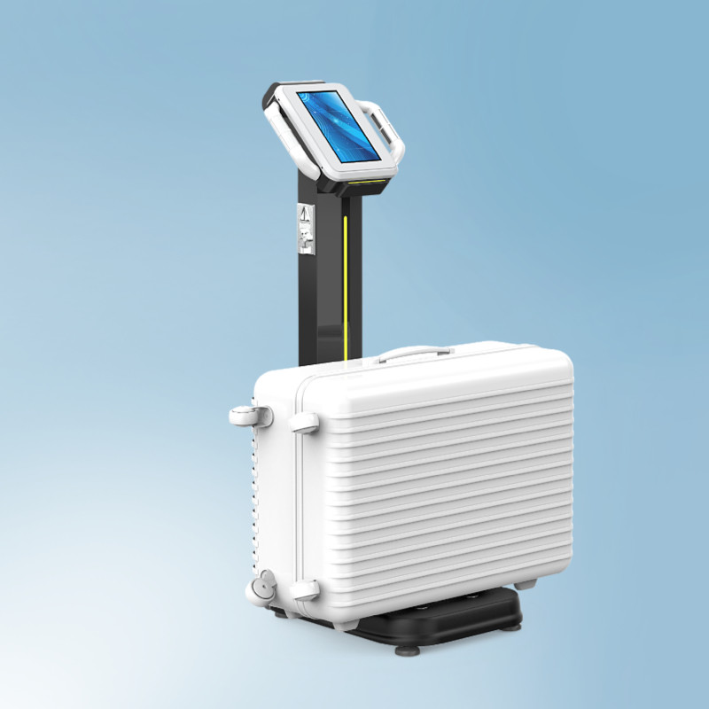 Quality 2023 Design Coin Operated Luggage Scale with LED Display and ABS Stainless Steel for sale