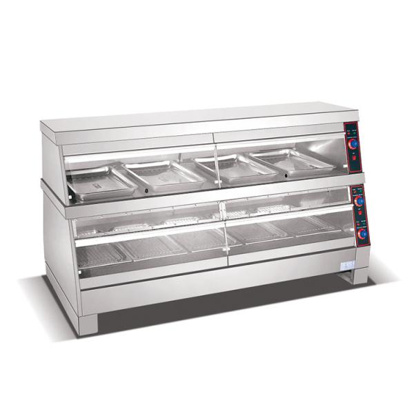 Quality Hot Food Cases Restaurant Cooking Equipment Food Warmer Display Cabinet for sale
