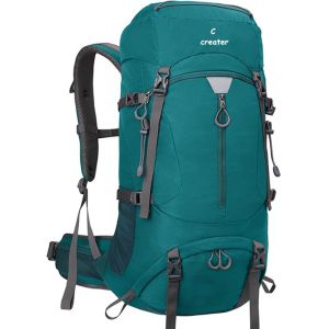 Quality Water Resistant Men Travel Hiking Backpack 50L With Rain Cover for sale