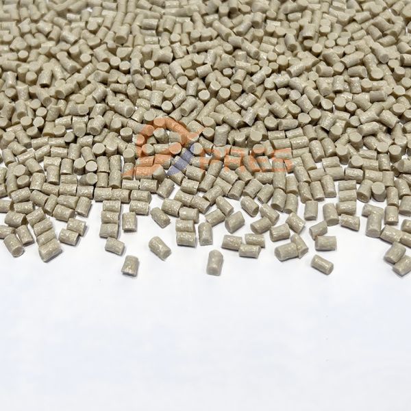 Quality Wear Resistance PEEK 20% PTFE Resin Pellets Bulk Polyetheretherketone Resin Natural color for sale