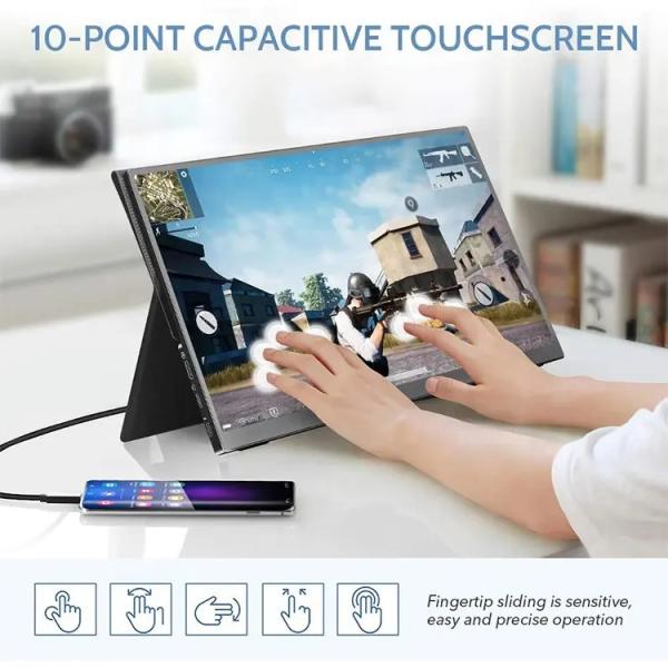 Quality Mini HD Travel HDMI IPS Portable LCD Display Liquid Crystal Monitor OEM for sale