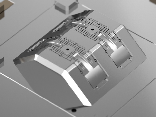 POA Side Guide Bracket (1*2)/ Cold Runner /Three-Plates Mold No.22728 ...