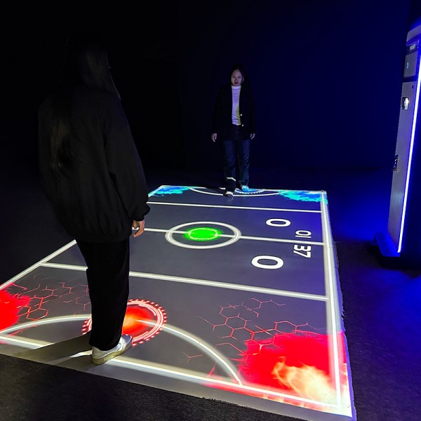 Quality 5000 Lumens Interactive Floor Projector with 40+ Games - Plug-and-Play All-in for sale