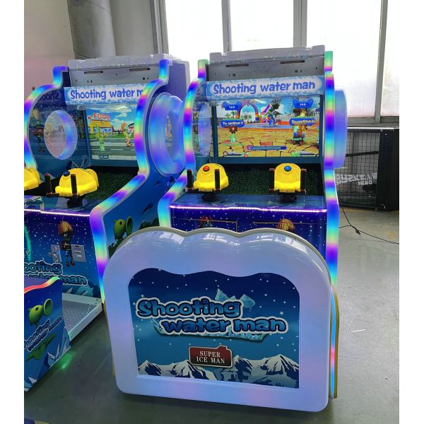 Quality 2 players water shooting game ticket redemption game gun shooting game machine for sale