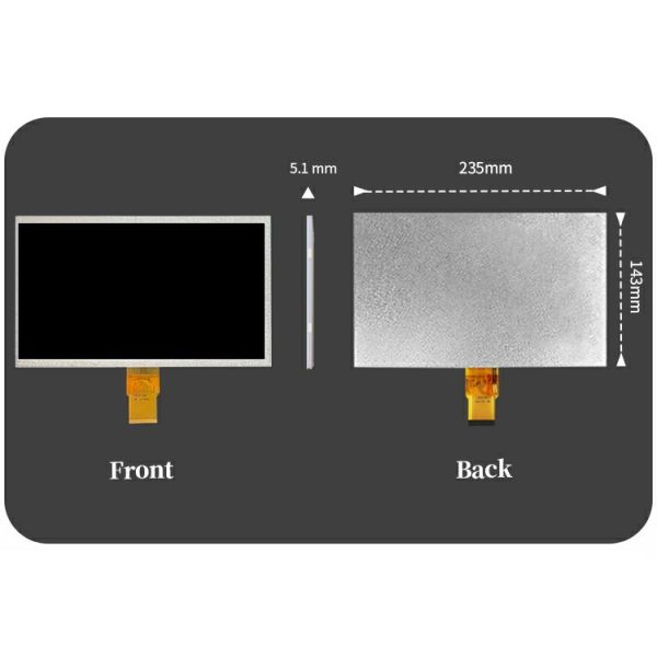 Quality Polcd 1024X600 10.1 Inch Capacitive Touch Screen EK79001 TFT LCD Display for sale