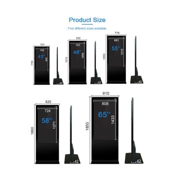 Quality Stand Alone LCD Android Digital Advertising Player Commercial Smart Display for sale