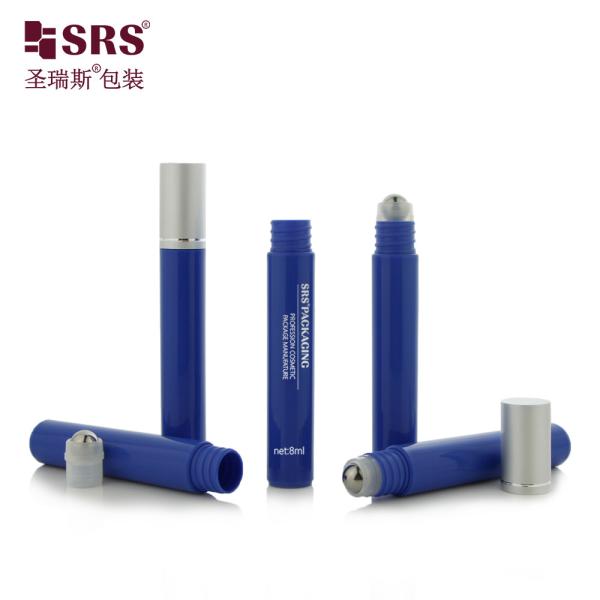 Quality PP PCR Recycled Plastic Injection Custom Color Eye Gel Roller Ball Wholesale 8ml for sale