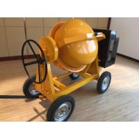 Quality Diesel Powered Concrete Mixer 4 wheel Manual Tipping with 500 Liters Drum for sale