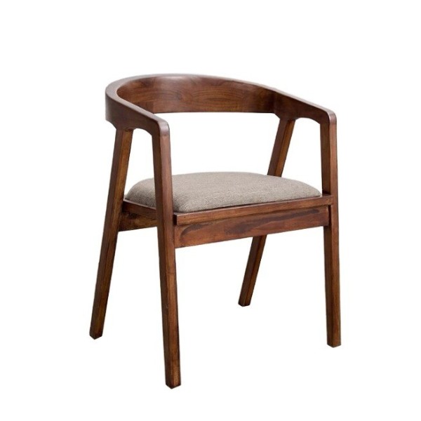Quality Natural/Walnut Modern Wood Chair Simple Home Dining Bar PU Leather Chair for Sale for sale