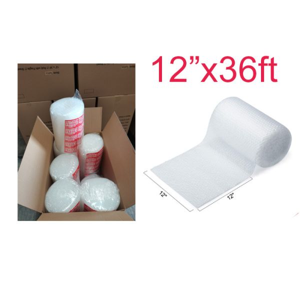 Quality Lightweight 12x36ft Protective Packaging Bubble Wrap Cushioning for sale