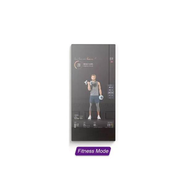 Quality LCD Screen Interactive Home Gym Mirror Floor Standing For Exercise Sport ODM for sale