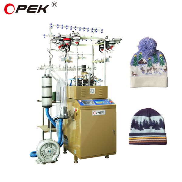 Quality Design Two-in-one Jacquard Scarf and Hat Making Machine with Single Knitting for sale