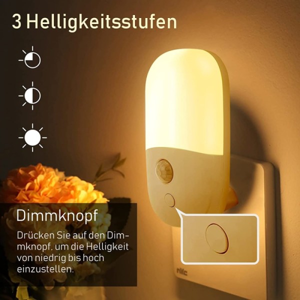 Quality CE 2700k Dimmable Smart LED Night Light For Bathroom Kitchen for sale
