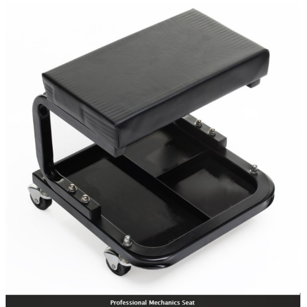 Quality Padded Heavy Duty Adjustable Mechanic's Roller Seat for sale