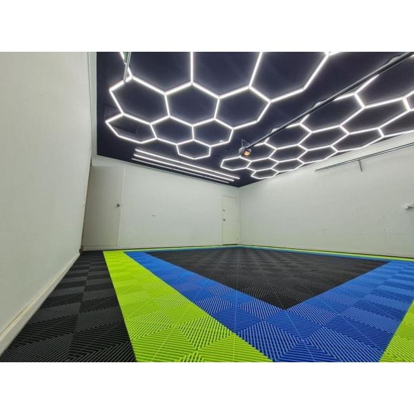 Quality Rib Industrial Interlocking Floor Tiles 18mm Polypropylene Garage Flooring for sale