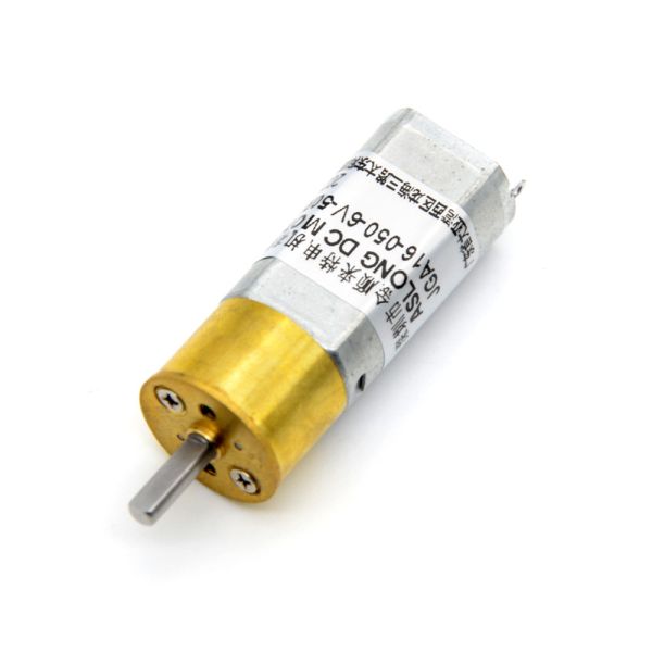 Quality Brush mini dc motor JGA16-050 permanent magnet brushed dc motor  low speed brush electric dc gear motor for sale