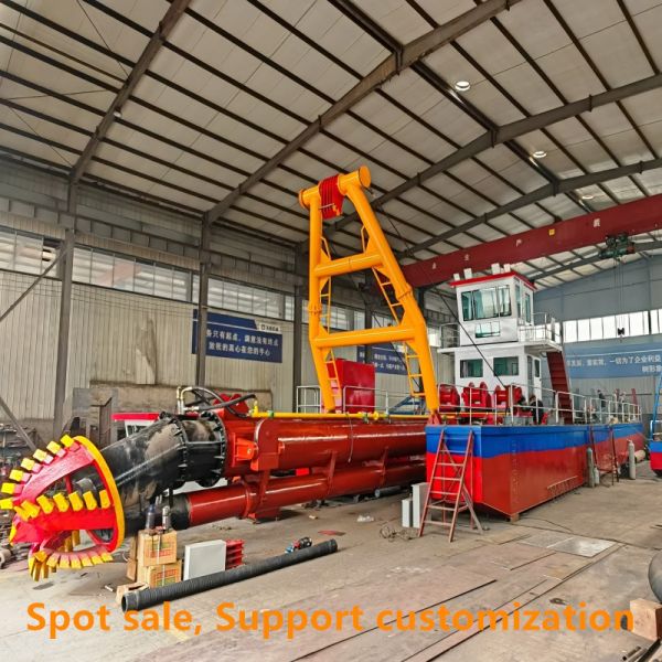 Quality 50KW Empty Running Pre Tested Cutter Suction Dredge With German Rexroth for sale