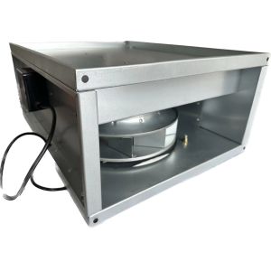 Quality Warehouse Commercial Parking Lot Uses Single-Phase Rectangular Duct In-Line Fans for sale