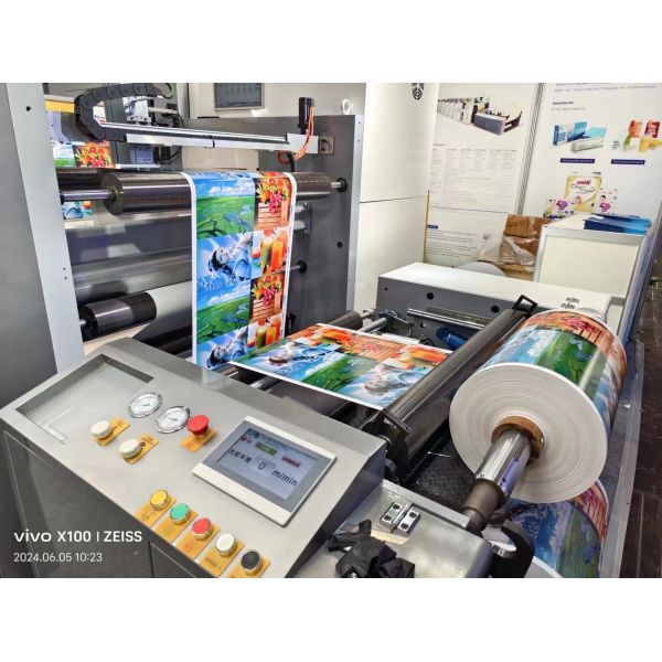 Quality Automatic Servo Horizontal Flexo Printing Machine New Condition Food Packaging for sale